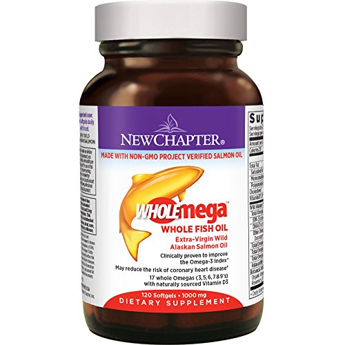 New Chapter Fish Oil Supplement – Wholemega Wild Alaskan Salmon Oil ...